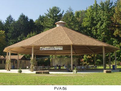 Twelve Sided Hip Roof Pavilion - modlar.com