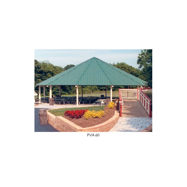 Twelve Sided Hip Roof Pavilion - modlar.com